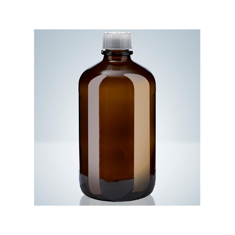 Flacon en verre ambré - 2500 ml - Filetage A45 - Hirschmann