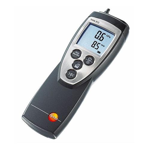 Mesure de pression différentielle : manomètre testo 512 - 0...2 hPa