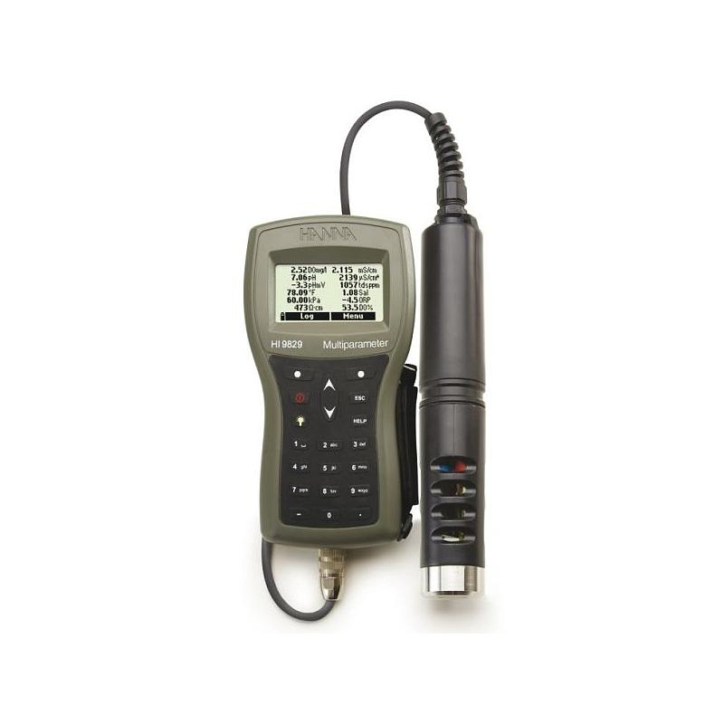Multiparamètres HI 9829 - Kit standard + turbidité - 4 m - Hanna